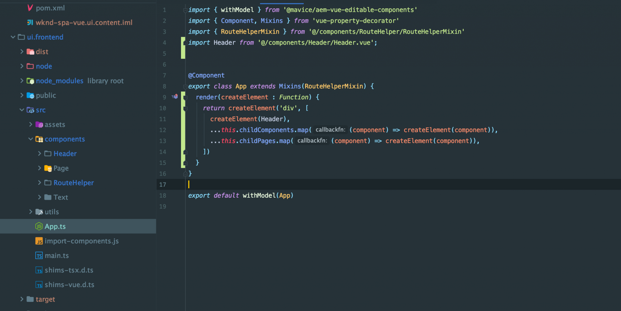 Integrate a SPA – Mavice