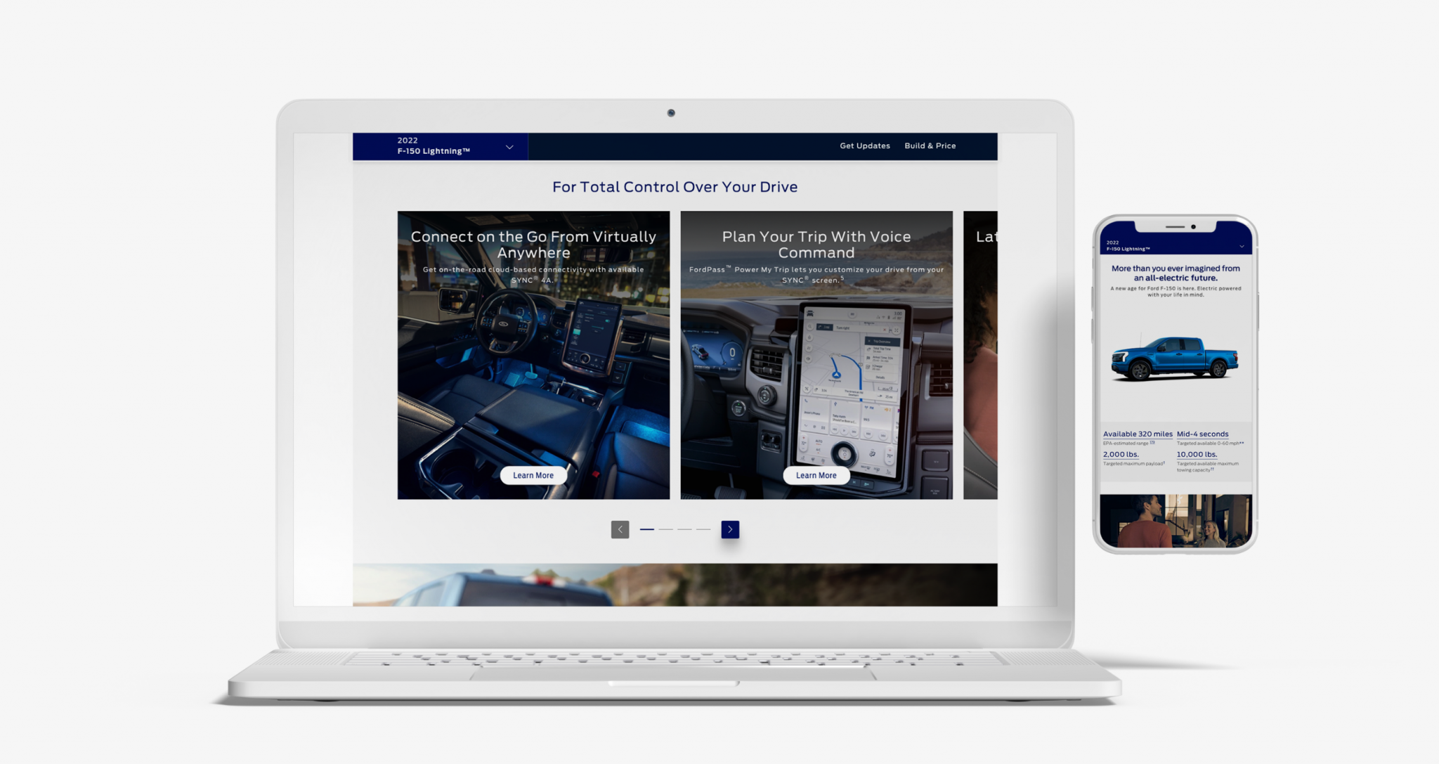 Reimagine Ford Vehicle Homepage 1.0 – Mavice